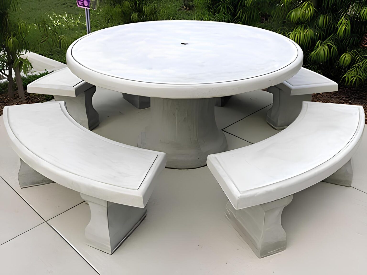Concrete Top Dining Table Precast Sets | NaranPCC